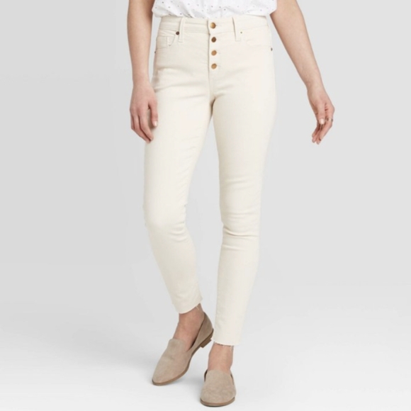 Universal Thread | Jeans | Universal Thread High Rise Skinny Ivory ...